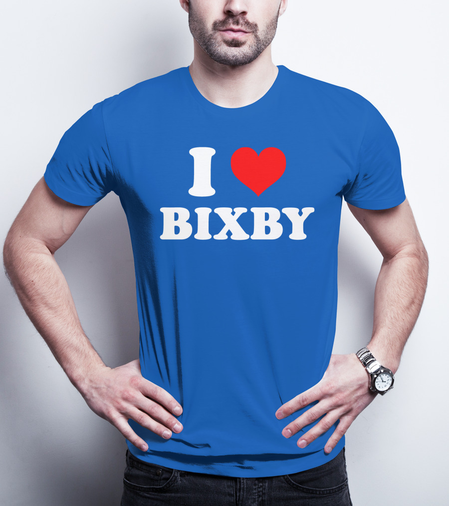 Agent47il I Love Bixby Heart T-Shirt