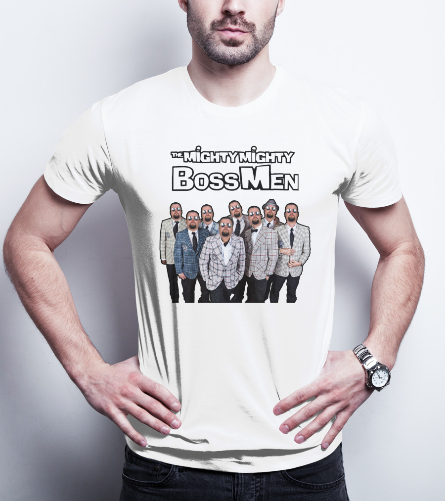 The Mighty Mighty Boss Men JaimsVanDerBeek Band Members In Suits T-Shirt