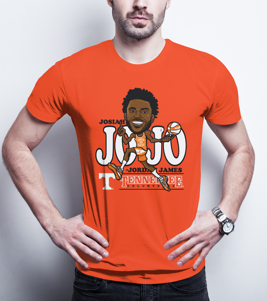 Josiah Jordan James JoJo Tennessee Volunteers Basketball T-Shirt