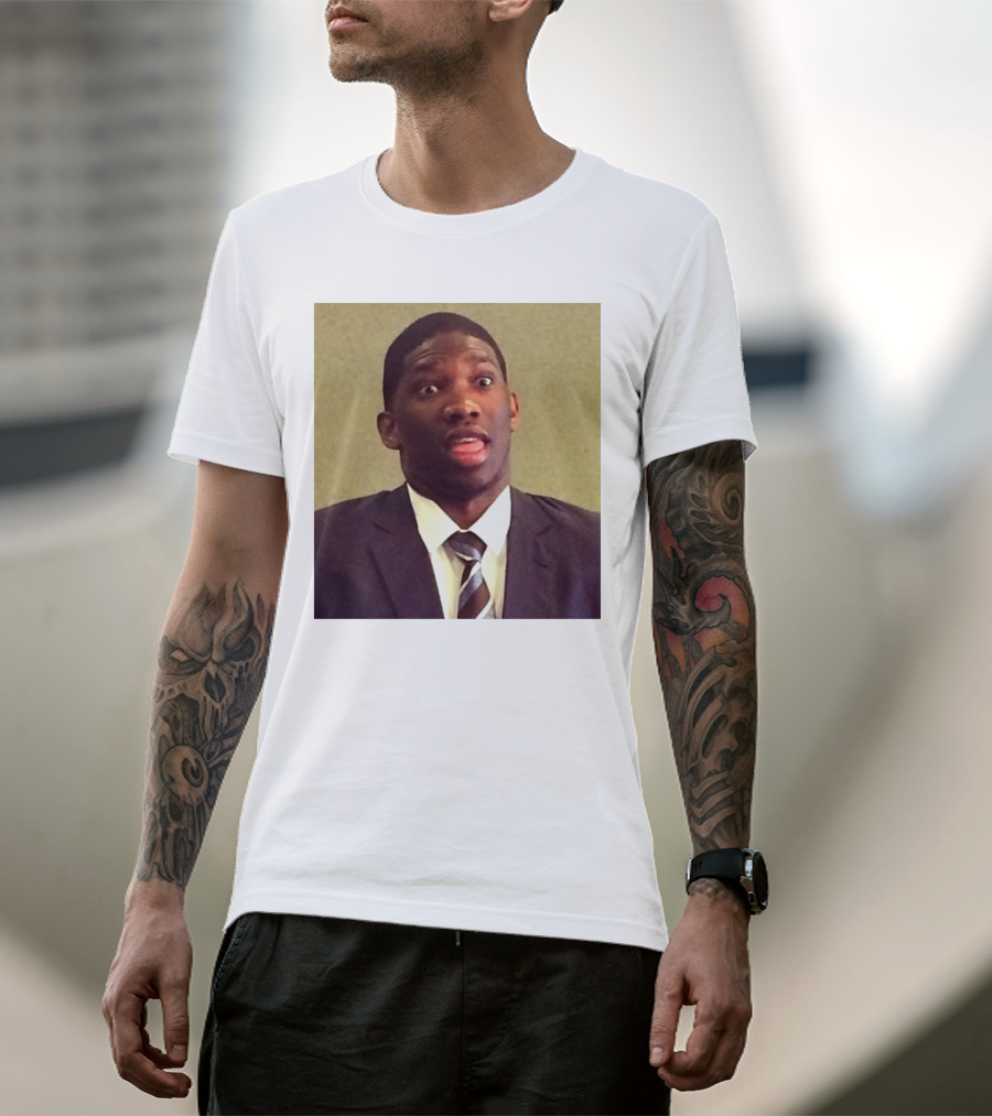 Philadelphia 76Ers Joel Embiid Birthday Suit T-Shirt
