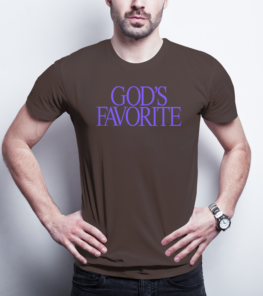 Lilipropaganda God's Favorite Text In Bold Purple Letters T-Shirt