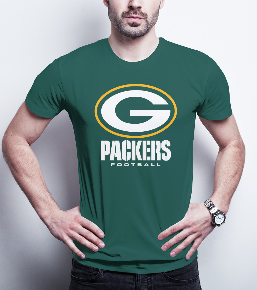 Green Bay Packers Football NFL Logo Packers Football T-Shirt