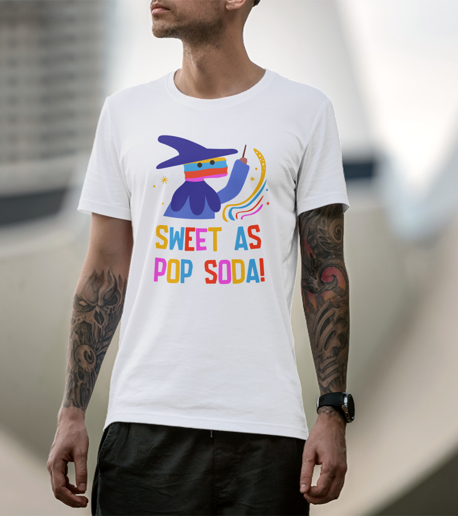 Bonte Avond Store Sweet As Pop Soda Colorful Wizard T-Shirt