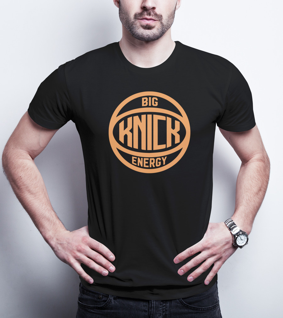 Alan Hahn Big Knick Energy Basketball T-Shirt