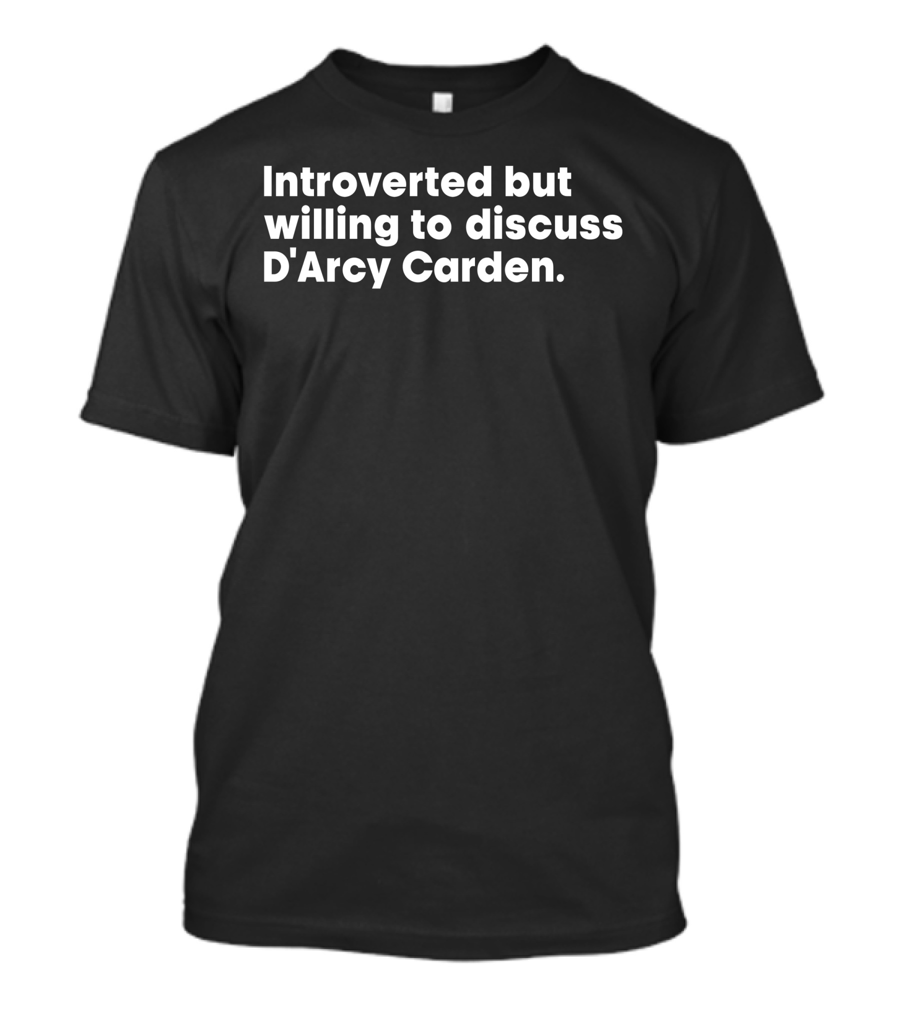 Introverted But Willing To Discuss D'Arcy Carden T-Shirt