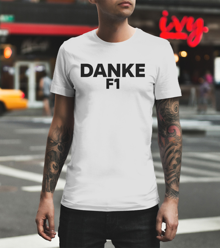 Sebastian Vettel Danke F1 Tribute T-Shirt