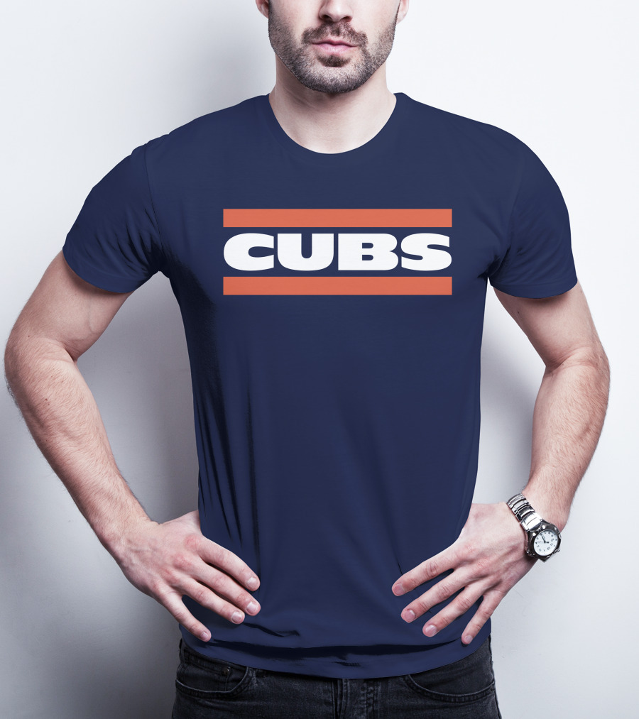 Obvious Cubs Vintage Style Navy Baseball Team Fan Gear T-Shirt