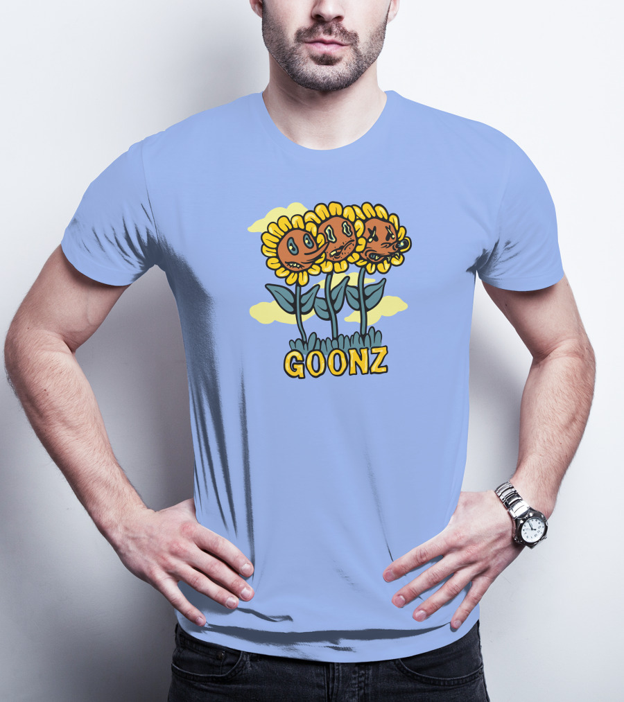 Cryptoon Goonz Flower Goonz Sunflower Faces T-Shirt