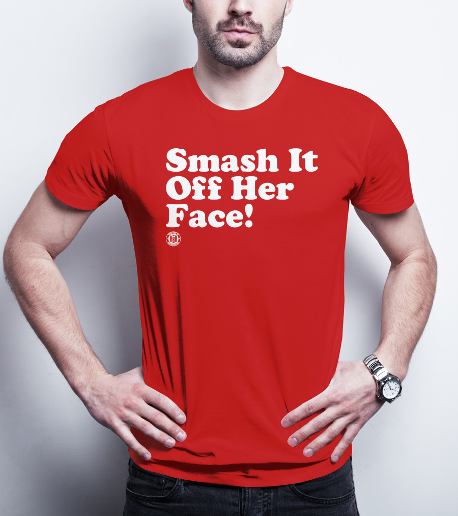 Triple B Smash It Off Her Face Red T-Shirt