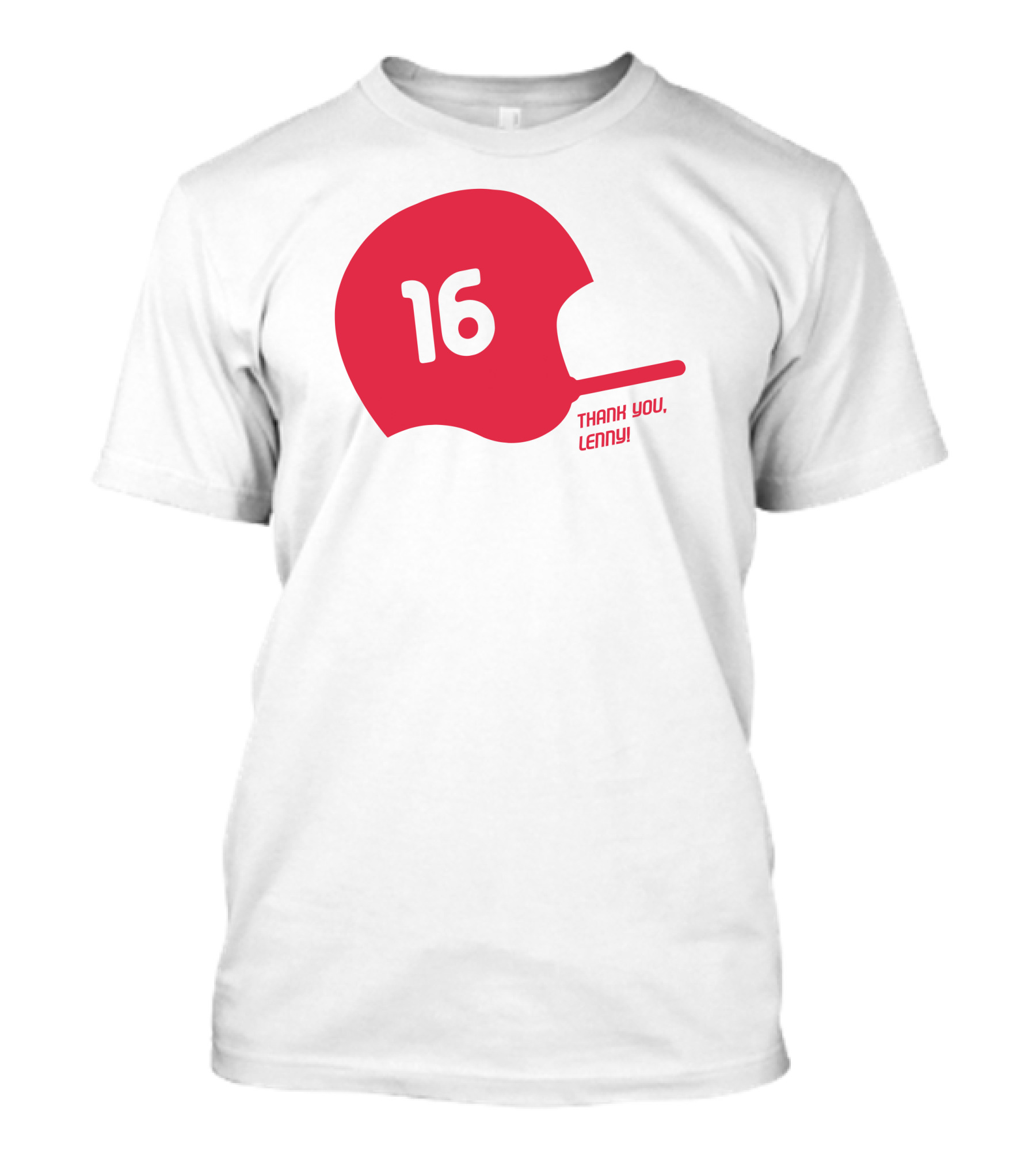 16 Thank You Lenny Football Helmet T-Shirt