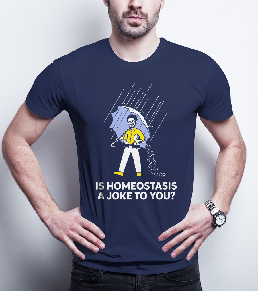Dr. Glaucomflecken Is Homeostasis A Joke To You Umbrella Comic Rain T-Shirt