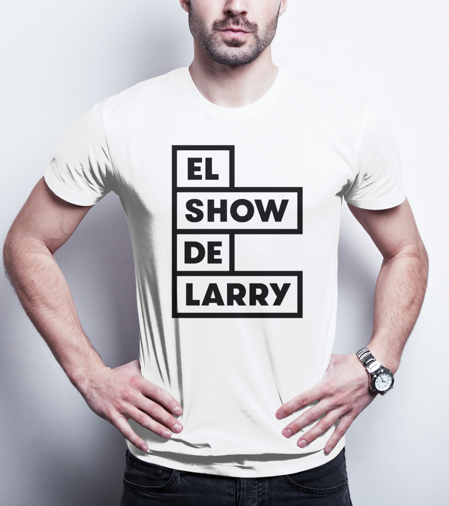 El Show De Larry Retro Block Lettering T-Shirt