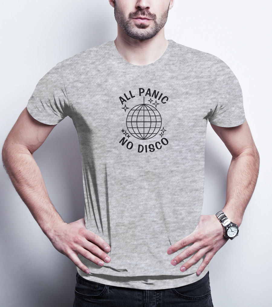 Incrediblegood Store All Panic No Disco Globe Stars T-Shirt