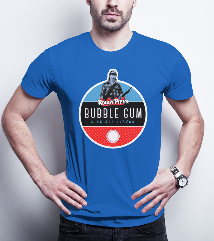 Roddy Piper Bubble Gum Kick Ass Flavor T-Shirt