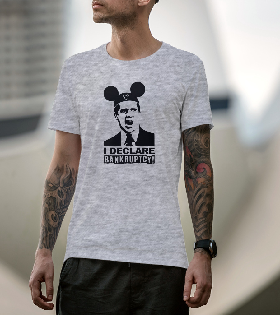 Michael Scott I Declare Bankruptcy Mickey Ears T-Shirt