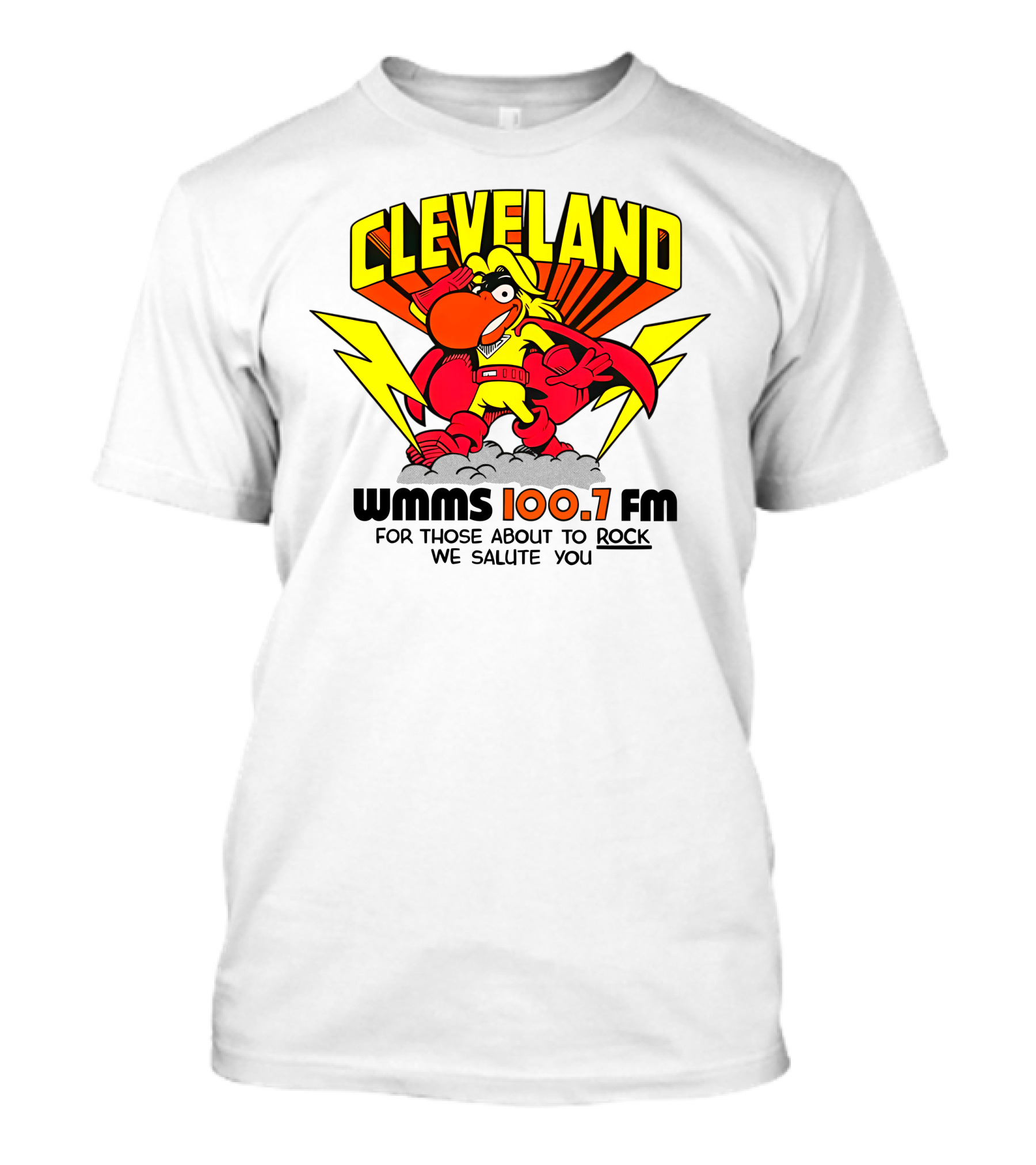 Cleveland WMMS 100.7 FM For Those About To Rock We Salute You T-Shirt