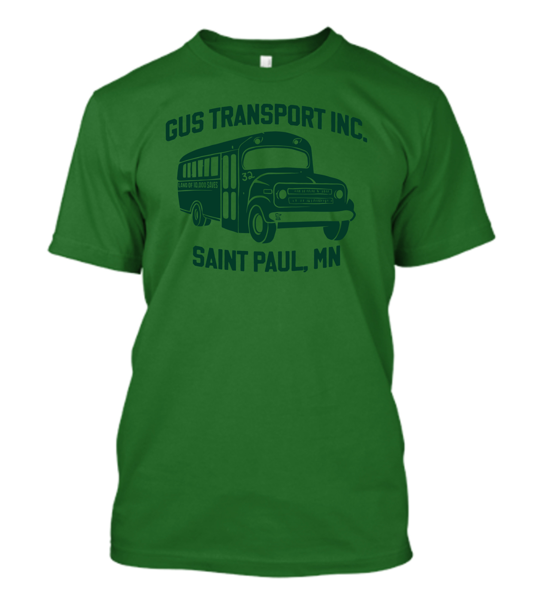Gus Transport Inc Saint Paul MN Vintage Bus T-Shirt