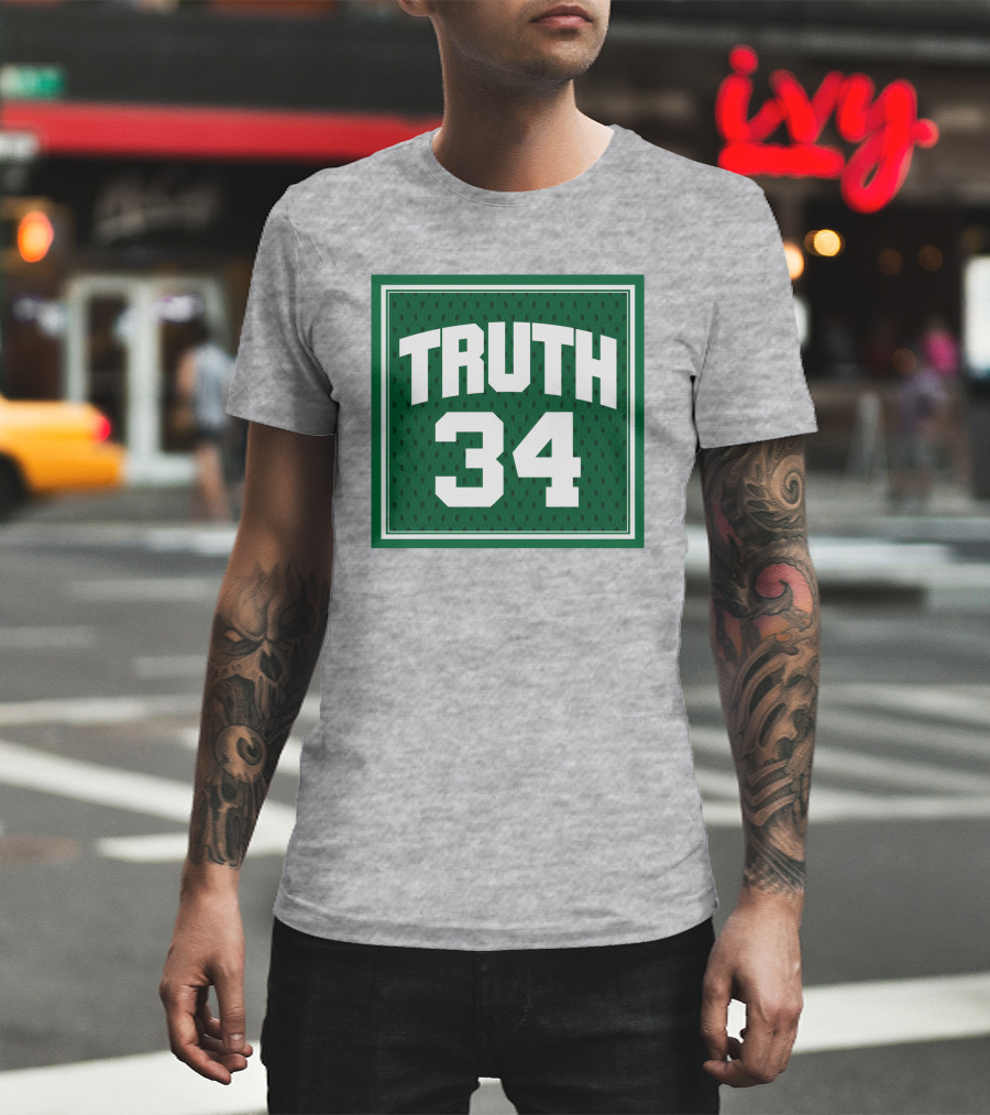 Boston Celtics Truth 34 Green Jersey T-Shirt