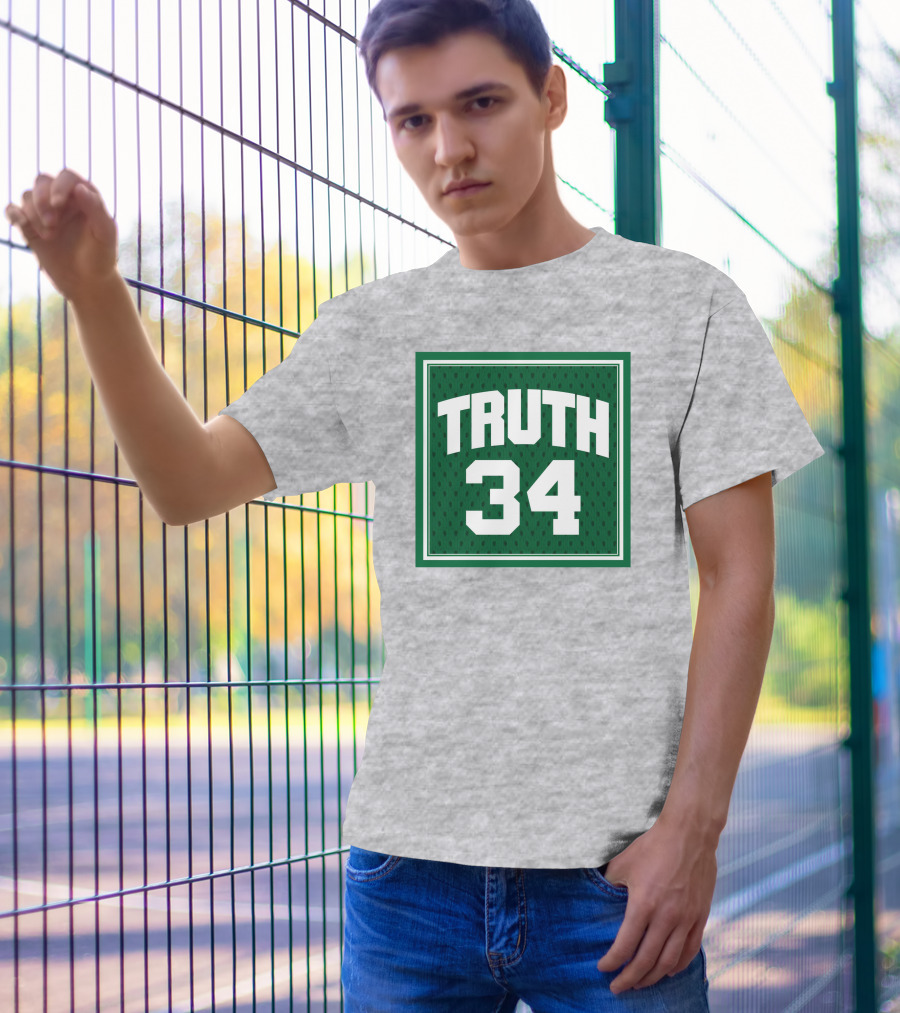 Boston Celtics Truth 34 Green Jersey T-Shirt
