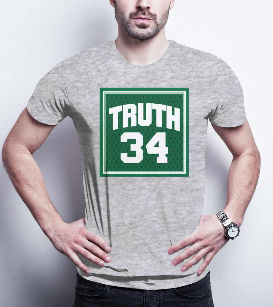 Boston Celtics Truth 34 Green Jersey T-Shirt