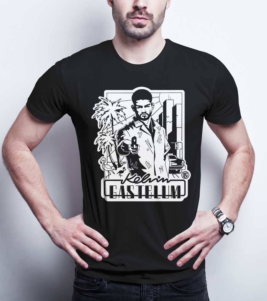 Kelvin Gastelum Urban Noir Street Scene T-Shirt