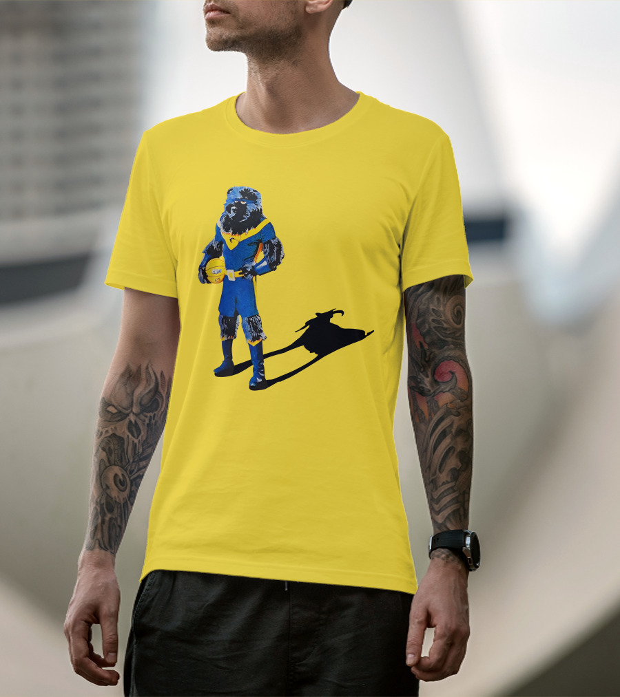 Grizzlies Bear Holding Basketball With Shadow T-Shirt