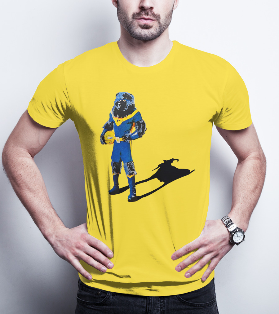 Grizzlies Bear Holding Basketball With Shadow T-Shirt