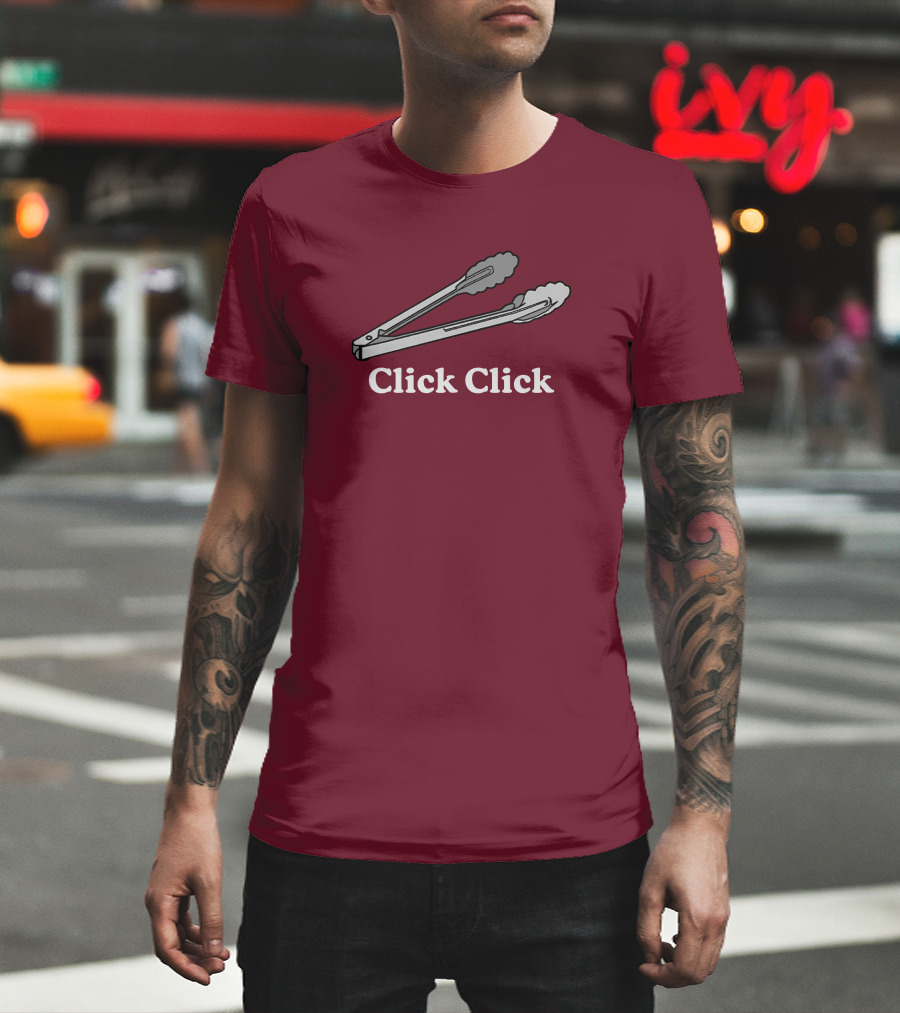 Middleclassfancy Click Click Tongs T-Shirt