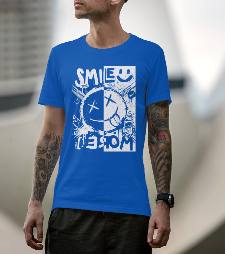 Dream Merch Smile More Smile Drink Lime T-Shirt