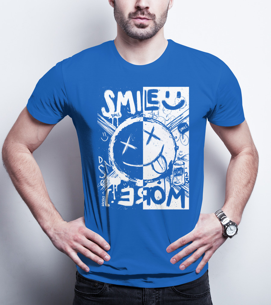 Dream Merch Smile More Smile Drink Lime T-Shirt