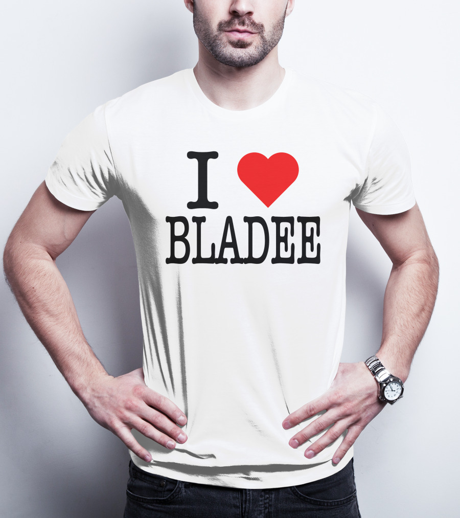 I Love Bladee Heart Symbol Fandom T-Shirt