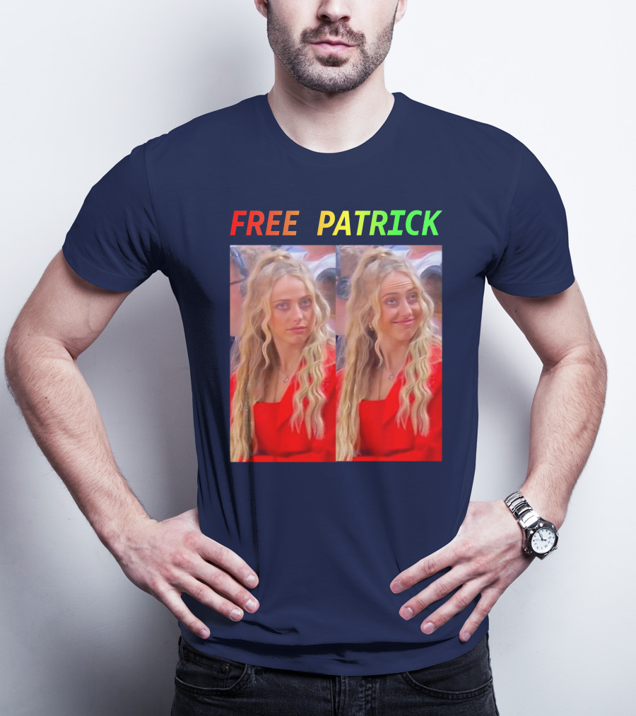 FREE PATRICK Double Image Red T-Shirt