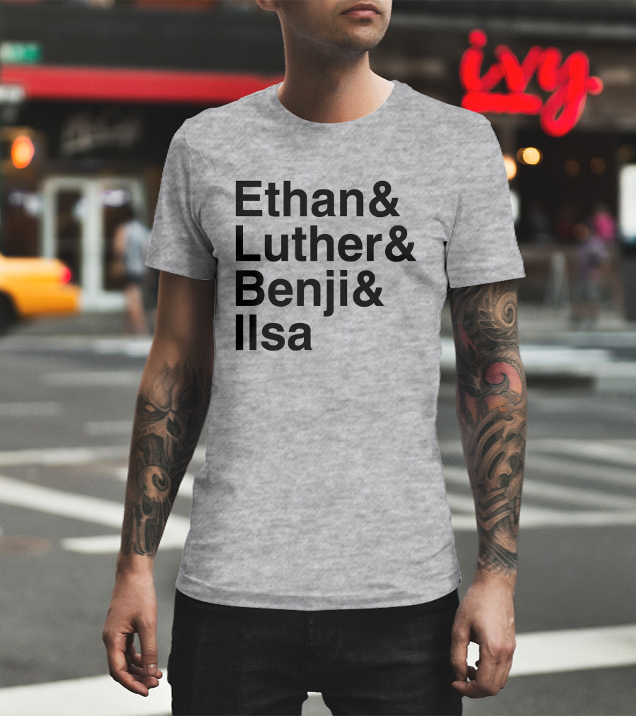 Mission Impossible Ethan Luther Benji Ilsa Characters T-Shirt