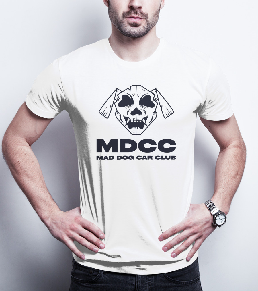 MDCC Mad Dog Car Club Skull T-Shirt