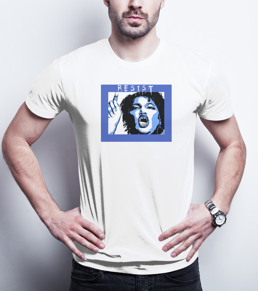 Liberal World Gear Company Merch Resist Stacey Abrams T-Shirt