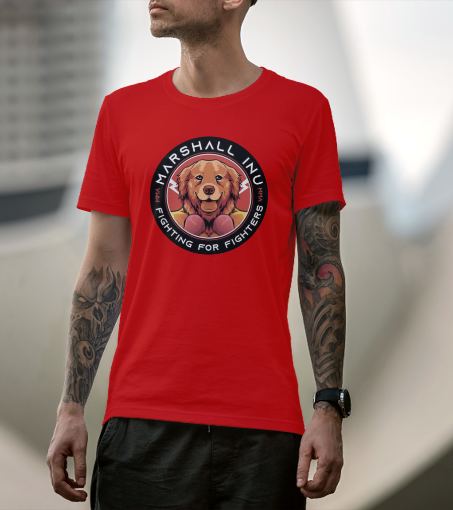 MARSHALL INU MMA FIGHTING FOR FIGHTERS T-Shirt