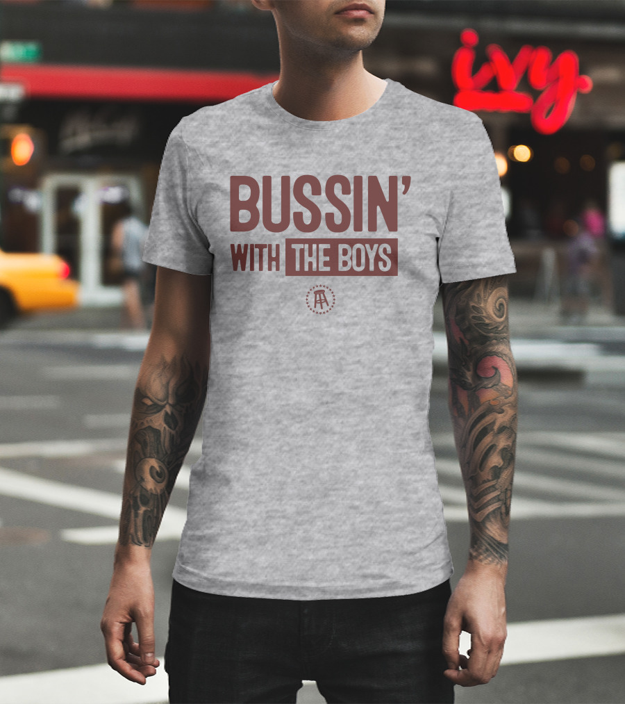 Bussin' With The Boys Red Logo Onesie T-Shirt