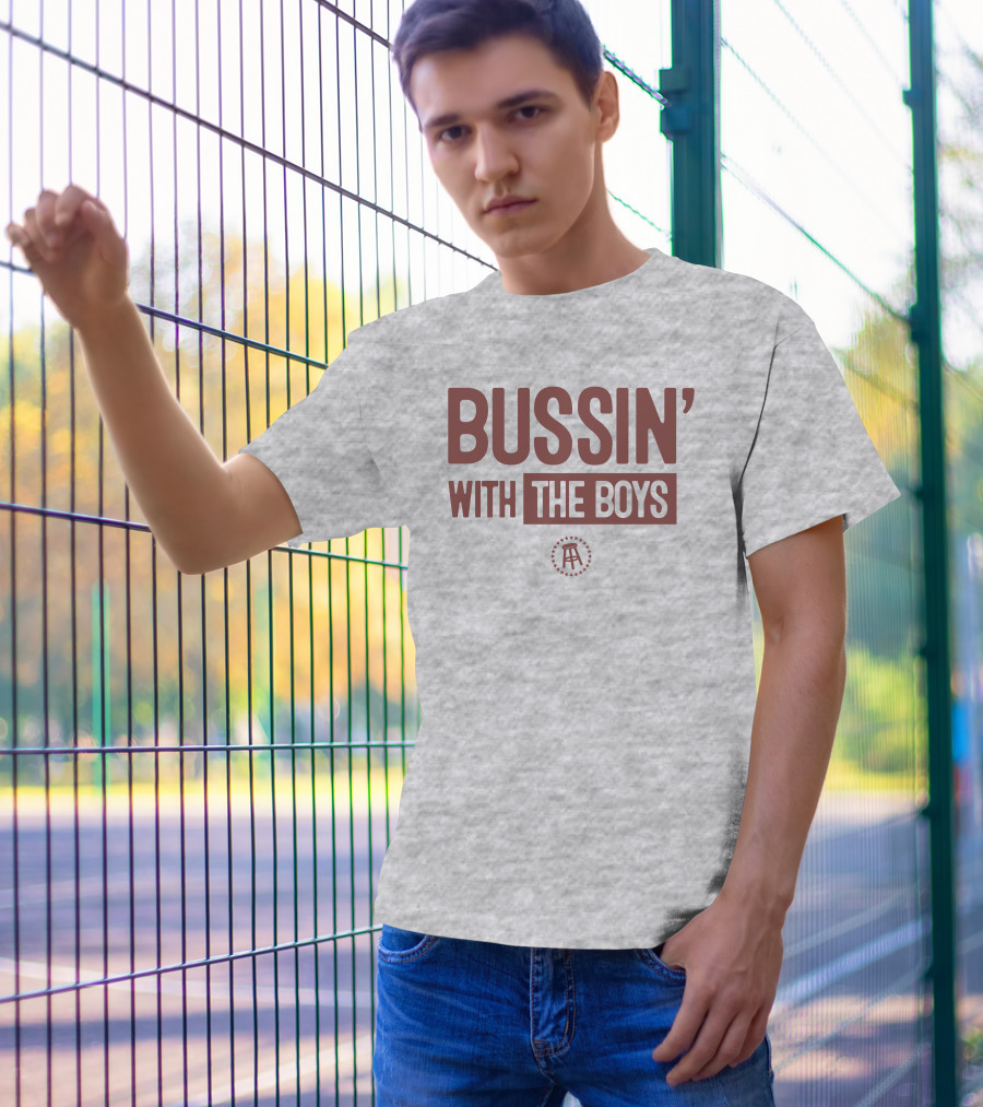 Bussin' With The Boys Red Logo Onesie T-Shirt