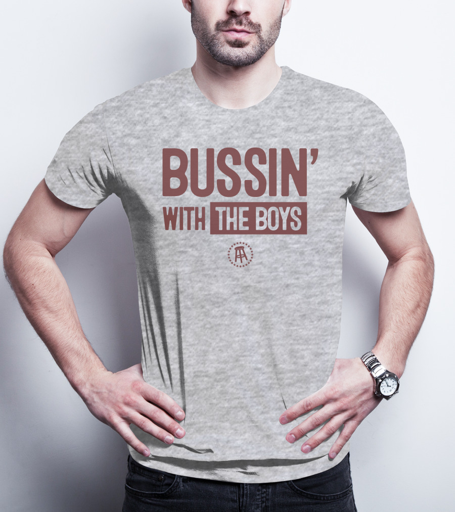 Bussin' With The Boys Red Logo Onesie T-Shirt