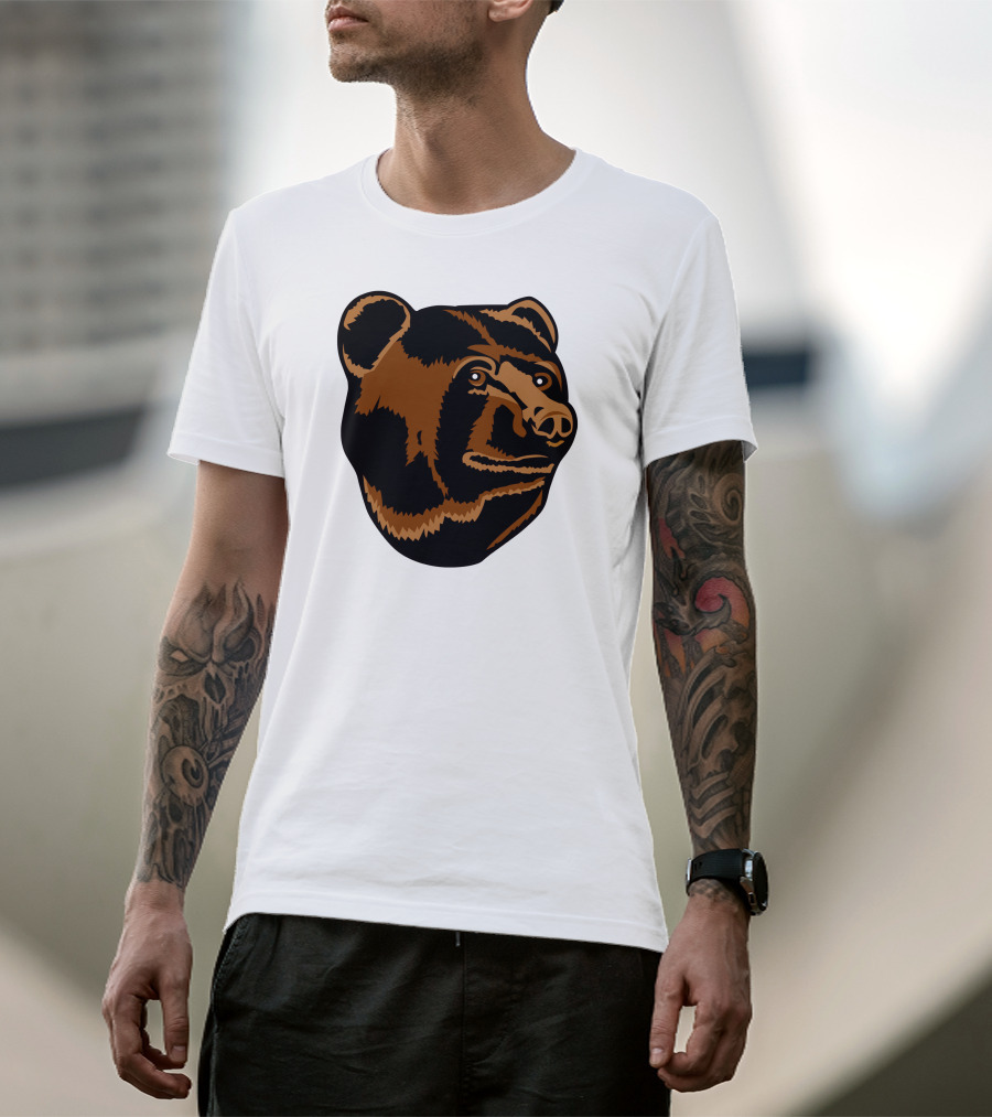 Boston Bruins Logo Bear Head T-Shirt