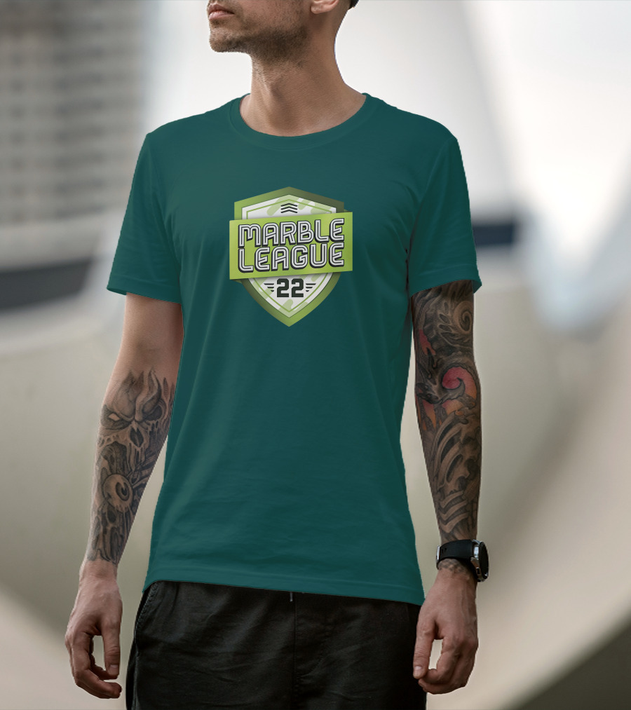 Marble League 22 Jelle's Marble Runs Badge T-Shirt
