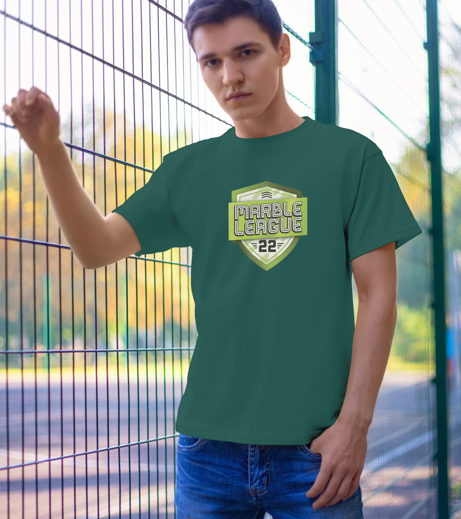 Marble League 22 Jelle's Marble Runs Badge T-Shirt