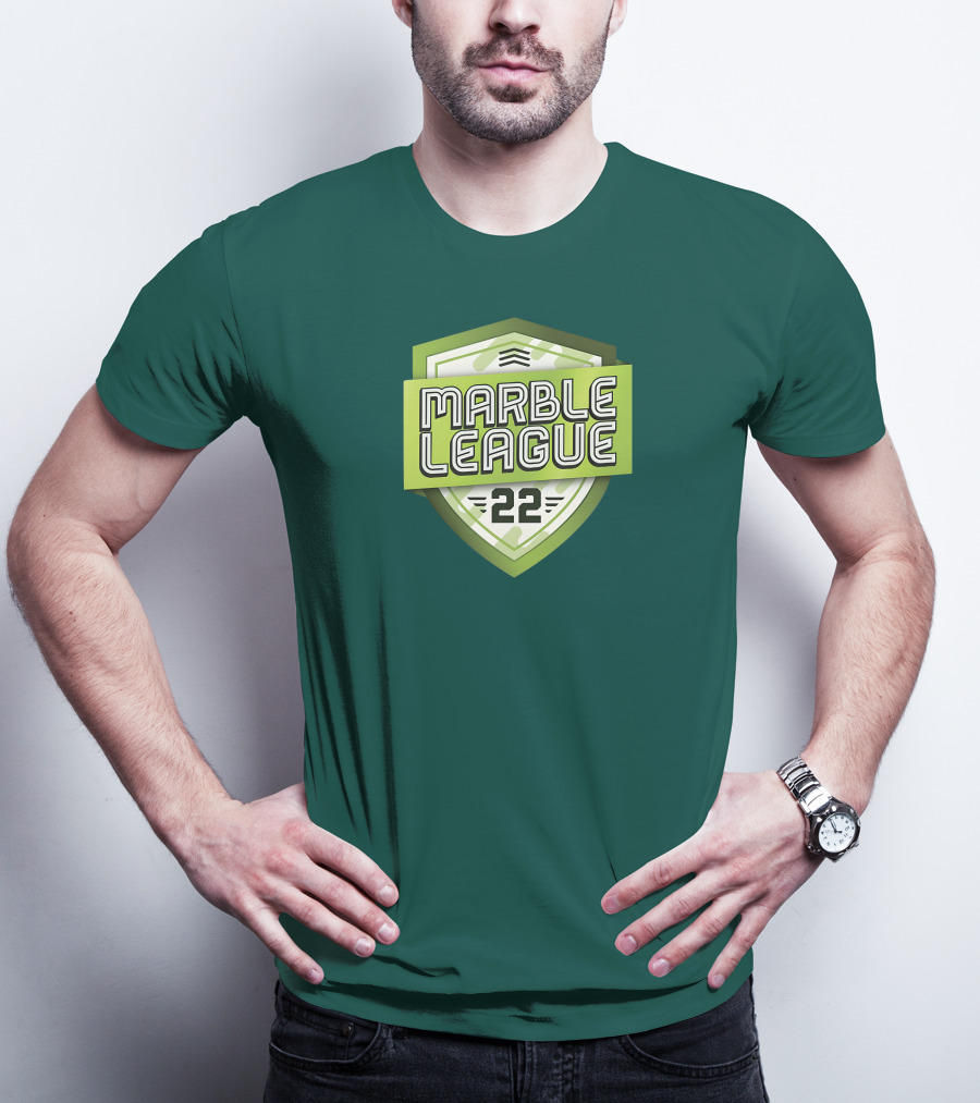 Marble League 22 Jelle's Marble Runs Badge T-Shirt