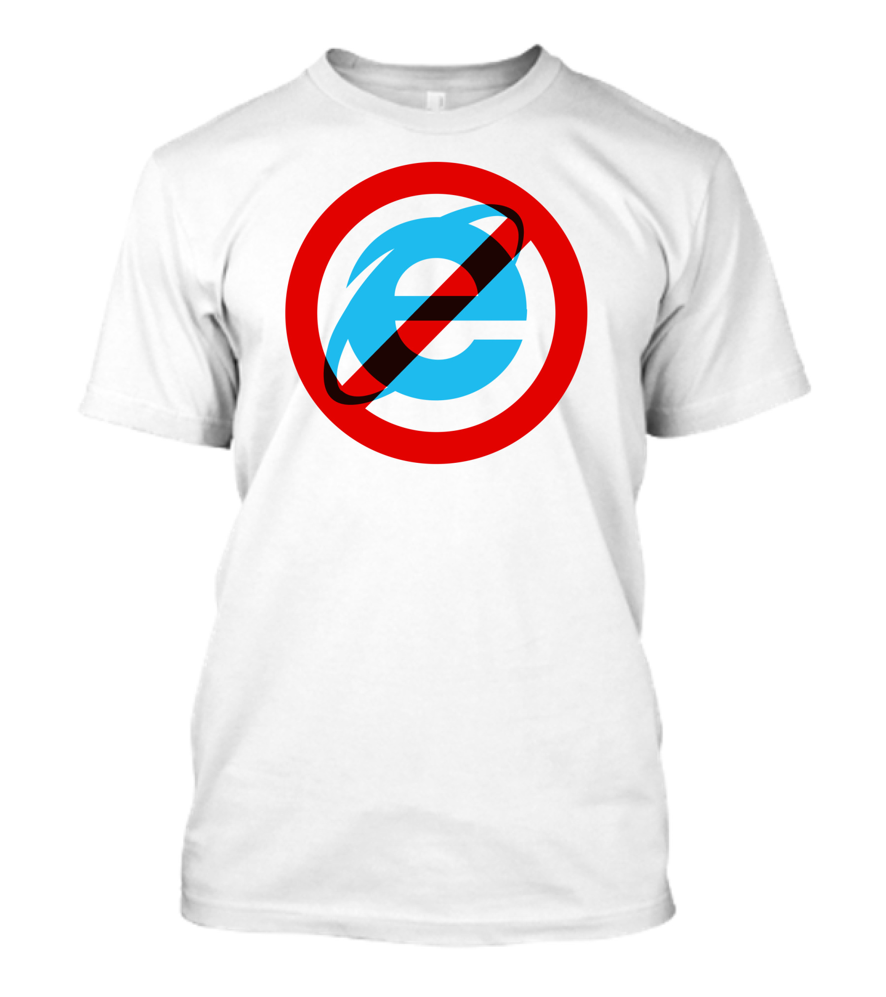 Unkledell I Hate The Internet Explorer 10 11 With No Internet Explorer T-Shirt