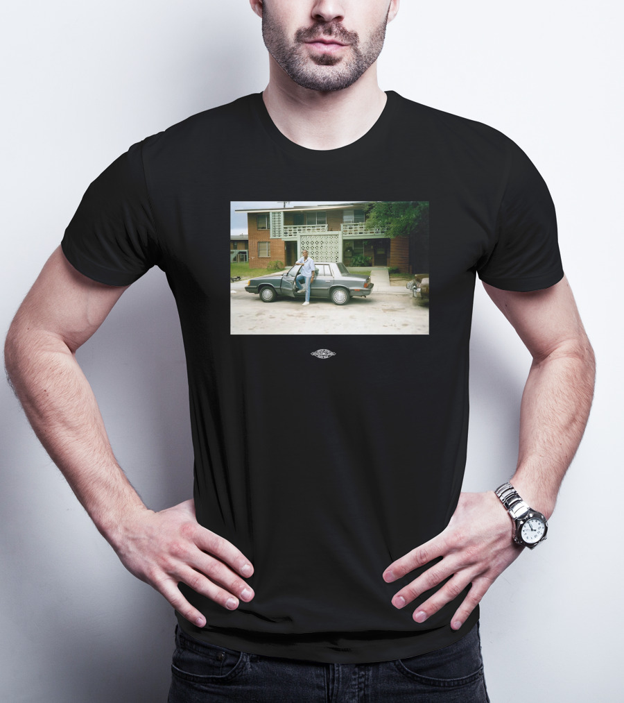 Vintage Warnock Midcentury Modern House Photo Retro Car Scene T-Shirt