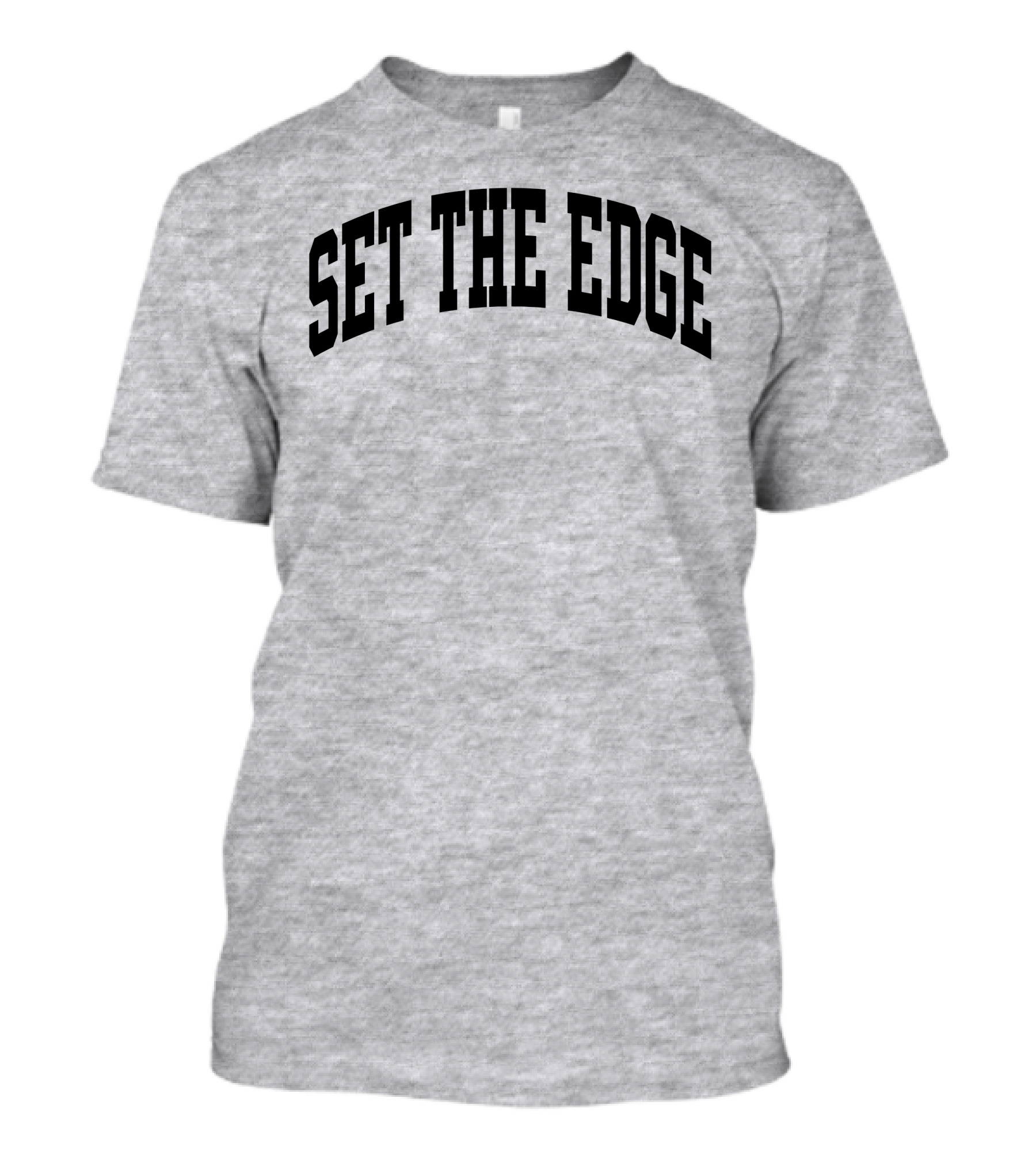 SET THE EDGE Football Defensive Strategy T-Shirt
