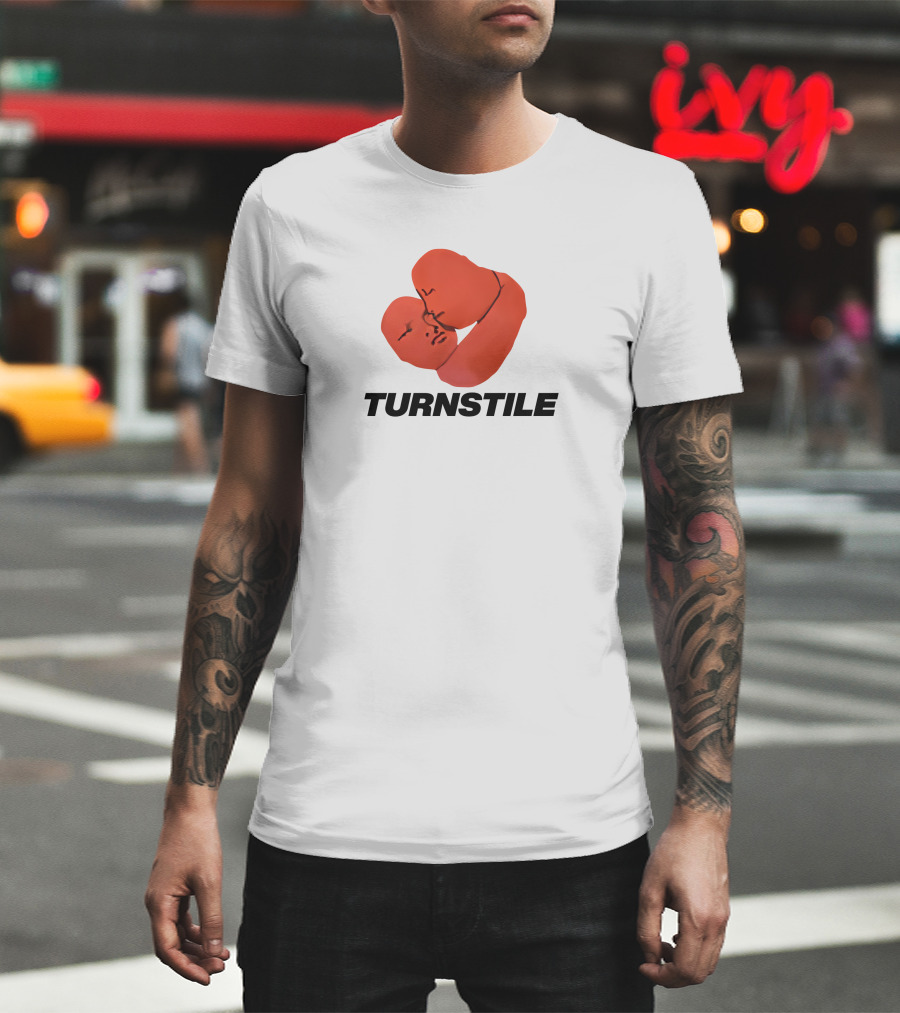 Turnstile Embrace Orange Faces T-Shirt