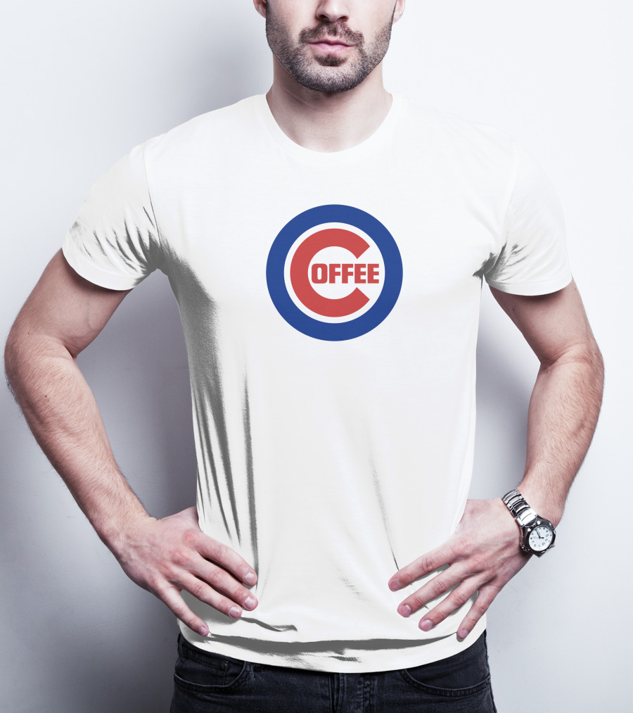Cubs Coffee Logo Inspired By Chicago Cubs Emblem T-Shirt