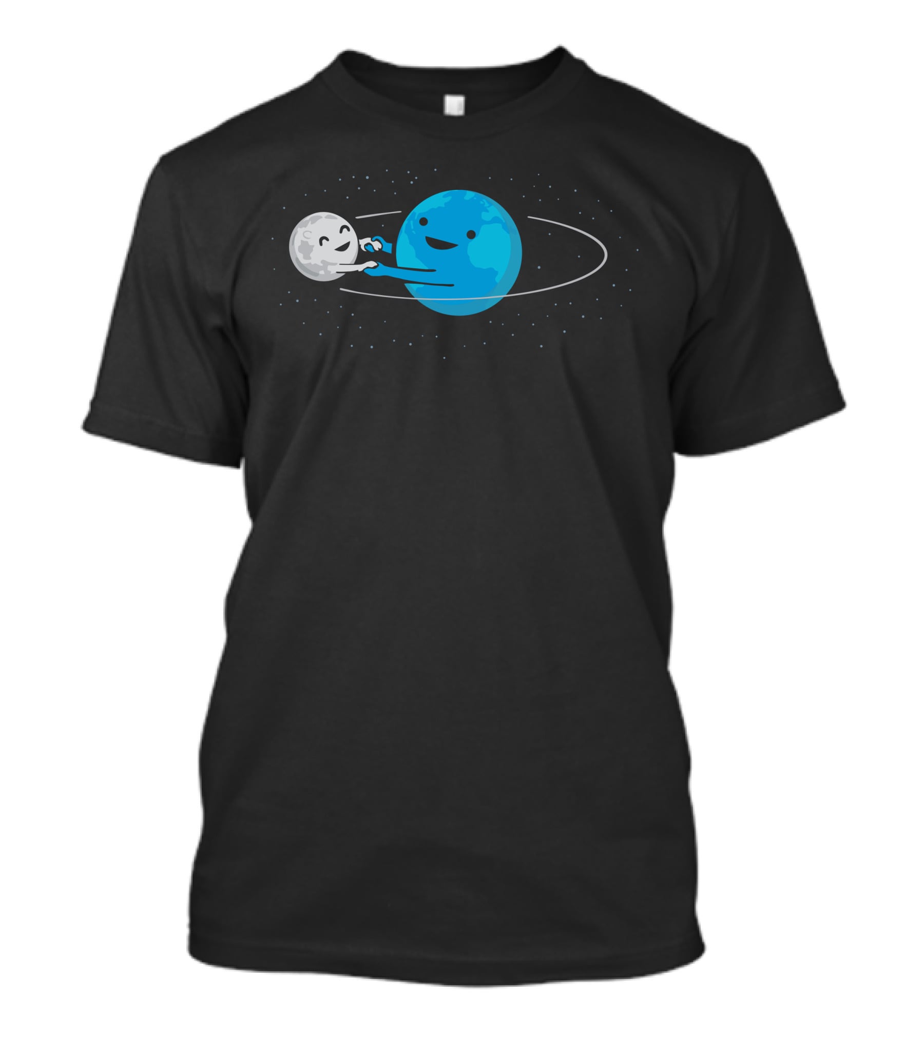 I Love Being Around You Earth And Moon Orbit Dance T-Shirt