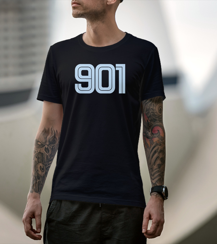 David Roddy 901 Memphis Basketball T-Shirt
